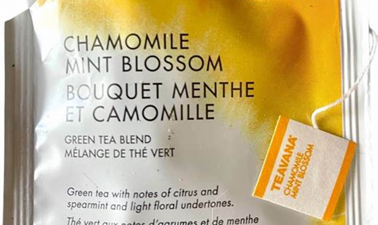 Buy Teavana Chamomile Tea: Mint Blossom Sachets for Calm
